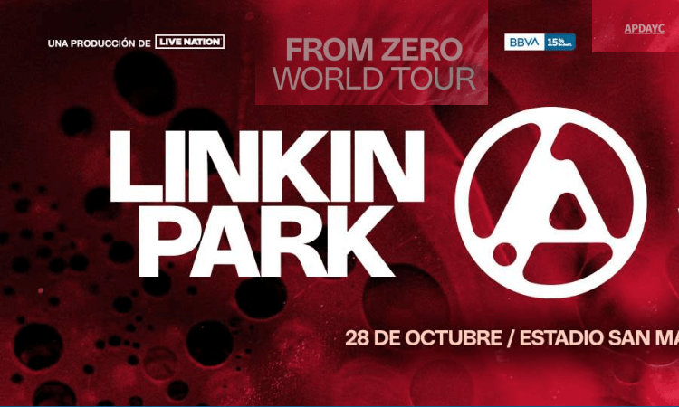 Concierto de Linkin Park en Lima "From Zero World Tour 2025" - Agenda Lima